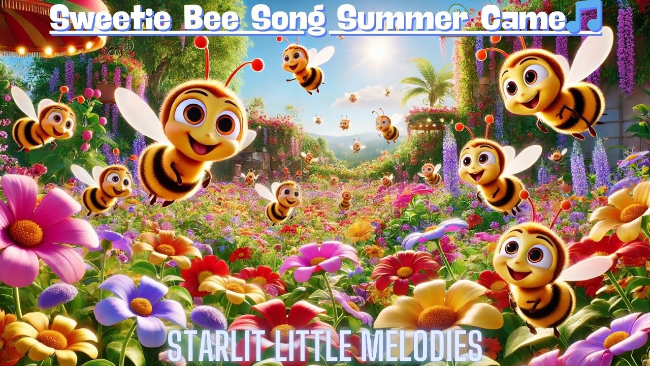 Sweetie Bee Song Summer Came, Flowers Bloomed 🎵 #kidsvideo #kidssong ...