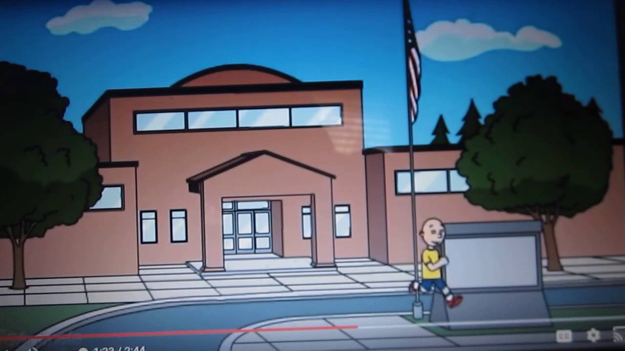 Caillou Cuts School (RE-Release) Reaction - YouTube