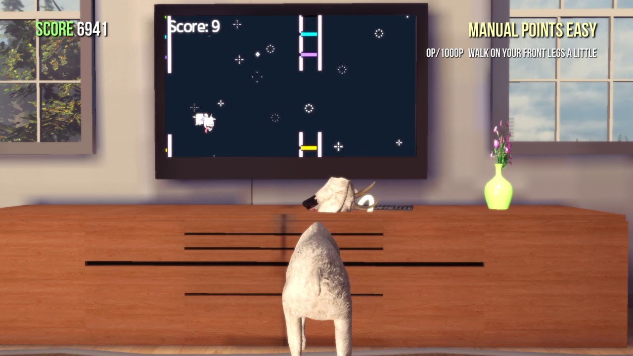 Flappy goat try 876433576676641122589973447774 done by Garfield the cat ...