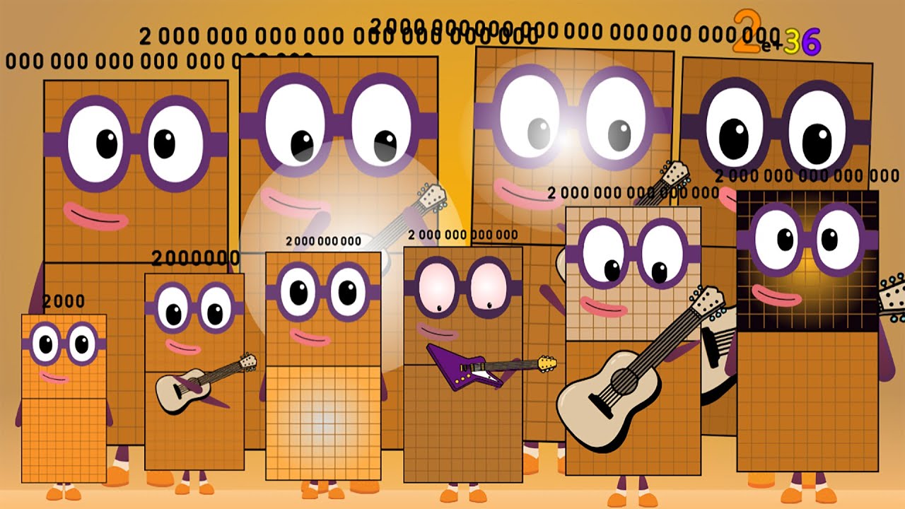 Numberblocks Band Alt Cover From ( 2 - 2 Nonillion - 2 Decillion ...