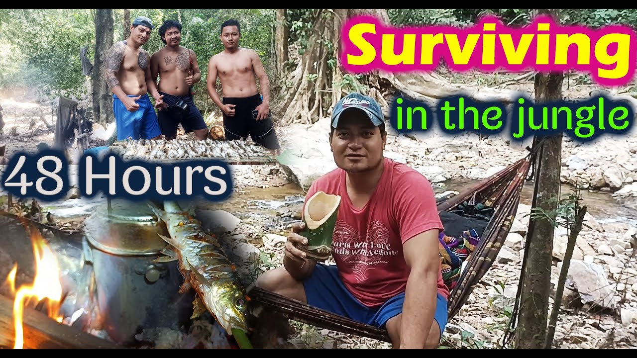 48 Hours Surviving in the jungle - YouTube