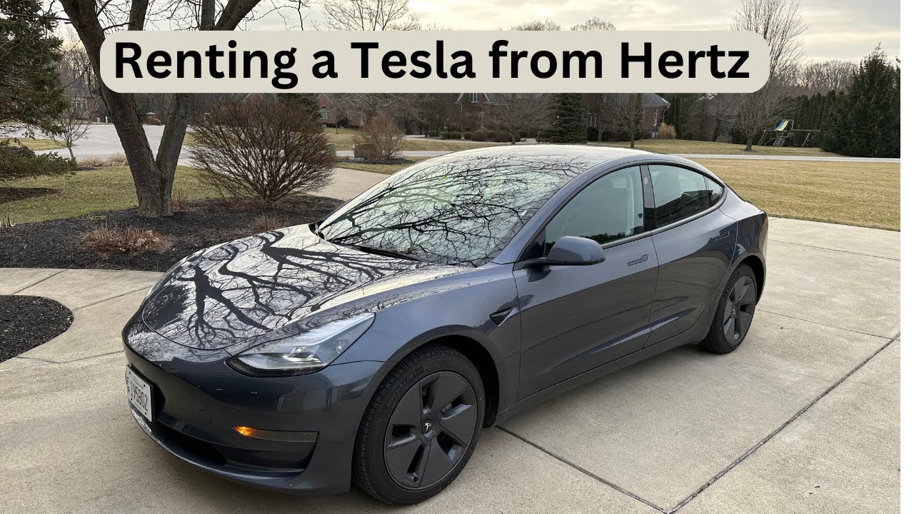 Renting a Tesla from Hertz / Costs Expectations - YouTube