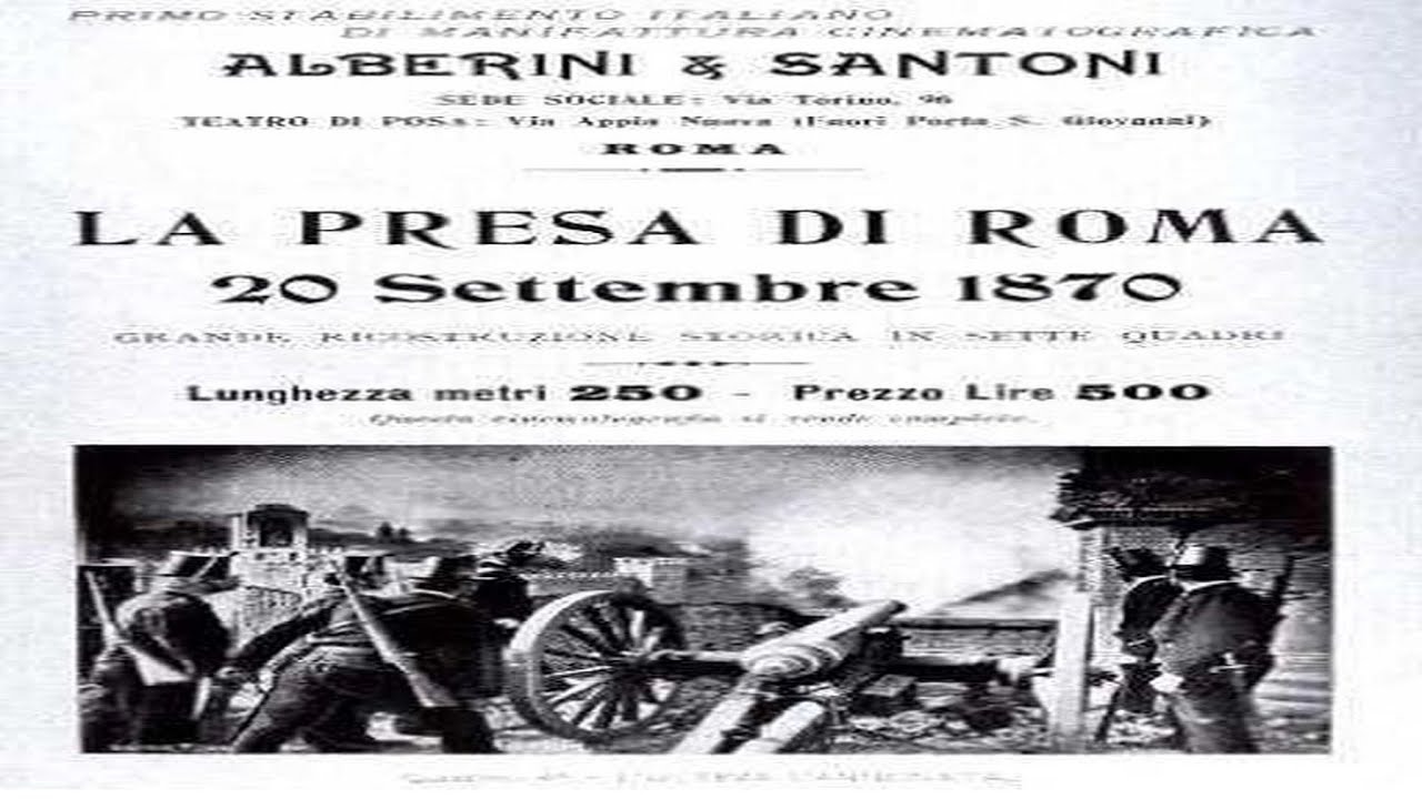 La Presa Di Roma (1905) cortrometraggio di Filoteo Alberini - YouTube