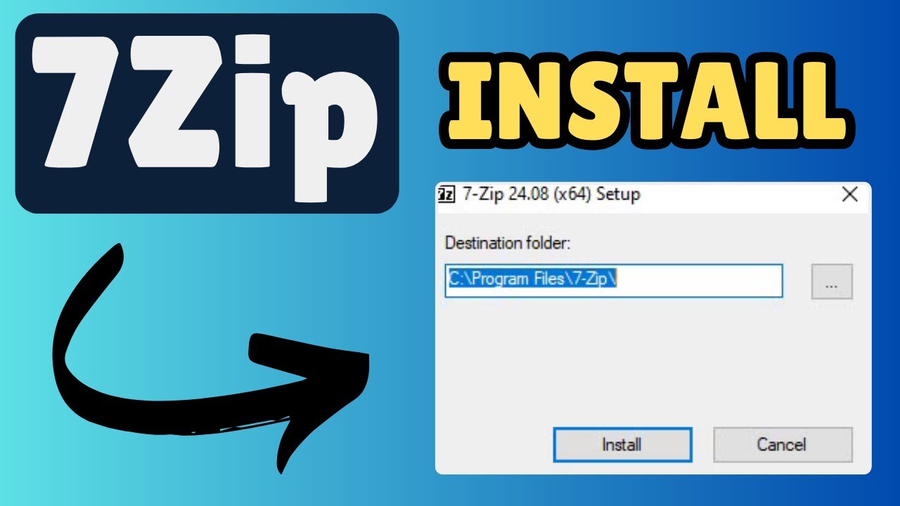 How to Download and Install 7zip on Windows 10 PC or Laptop - YouTube