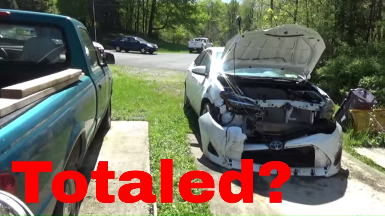 Wrecked 2018 Toyota Corolla, is This Car Totaled? - YouTube