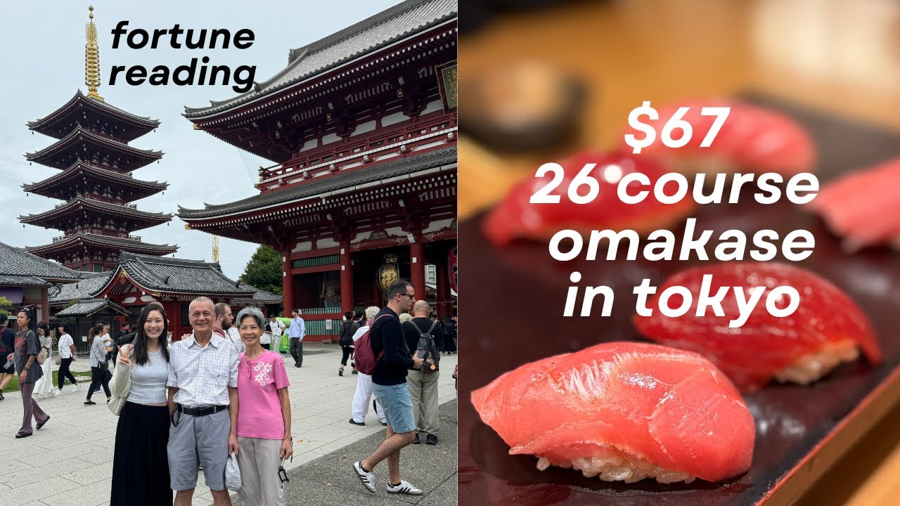 TOKYO | 26 course omakase for $67, reading my fortune, shabu shabu ...