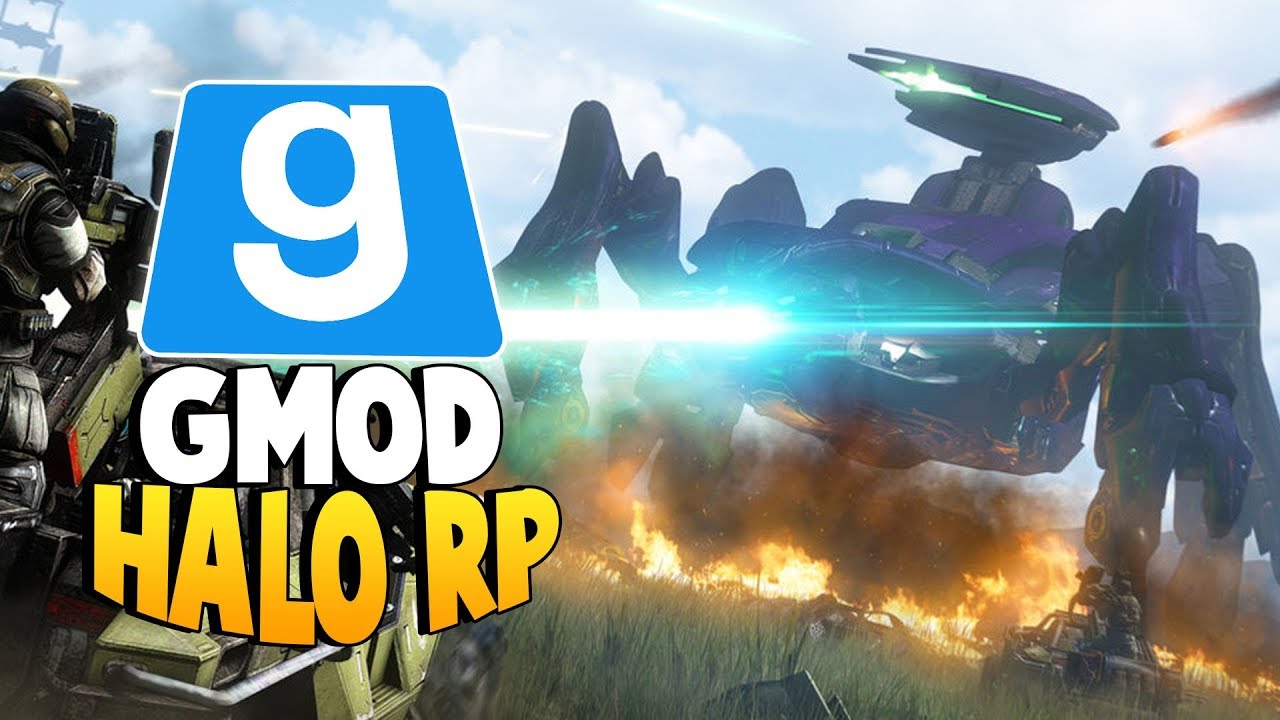 Gmod Halo RP - FIGHTING THE NEW SCARAB - YouTube