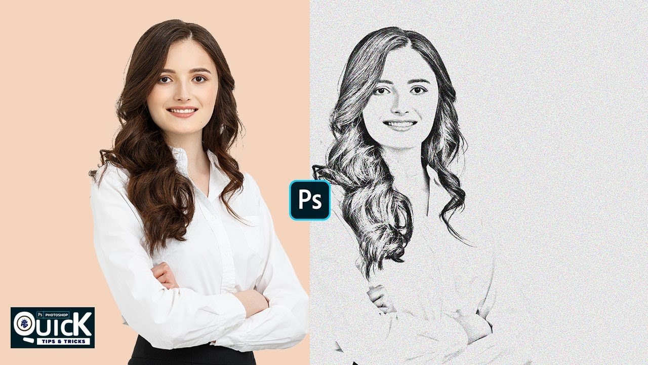 How To Transform Photos Into Pencil Drawing In Photoshop | Sketch Image ...