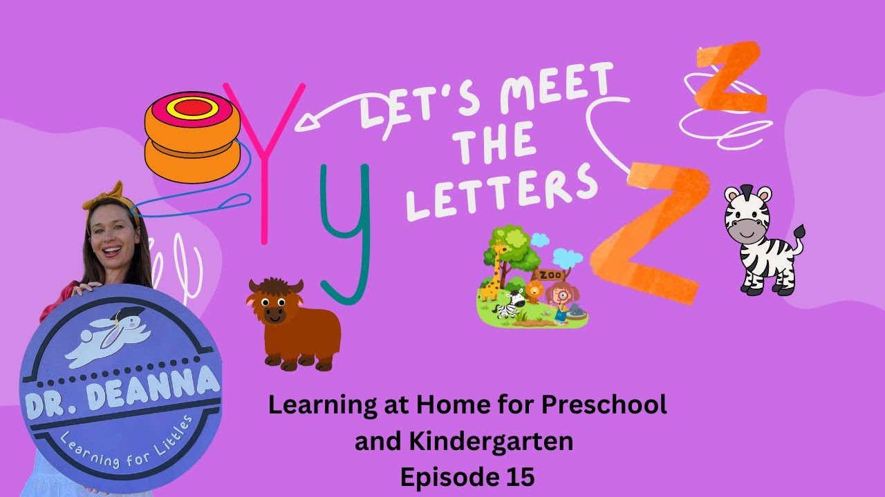 Learn Phonics for Kindergarten: Letter Yy and Zz for Toddlers and ...