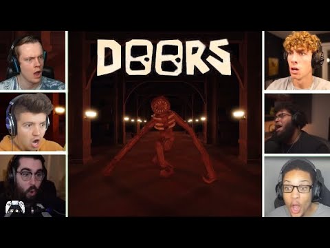 Gamers React to the appearance of The Figure (PART 2) | Doors - YouTube
