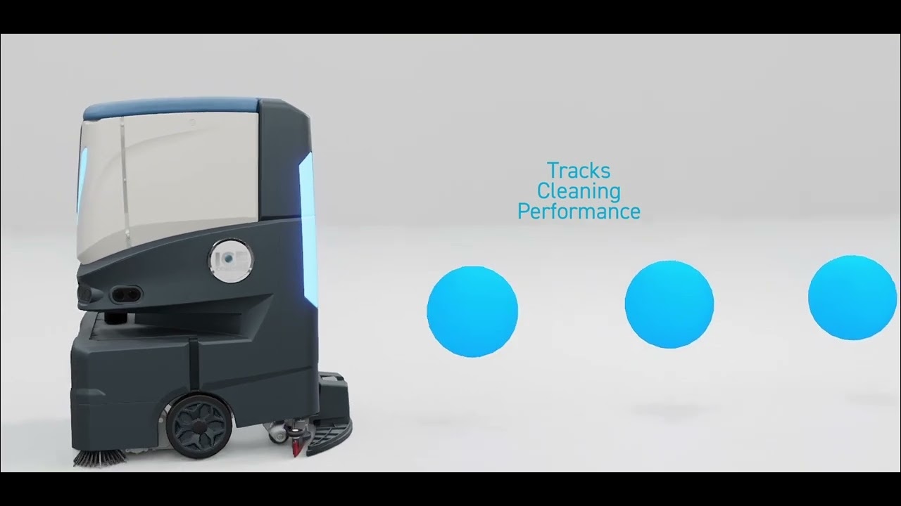 Cobi 18 Autonomous Scrubber: Colossal Clean, Compact Size - YouTube