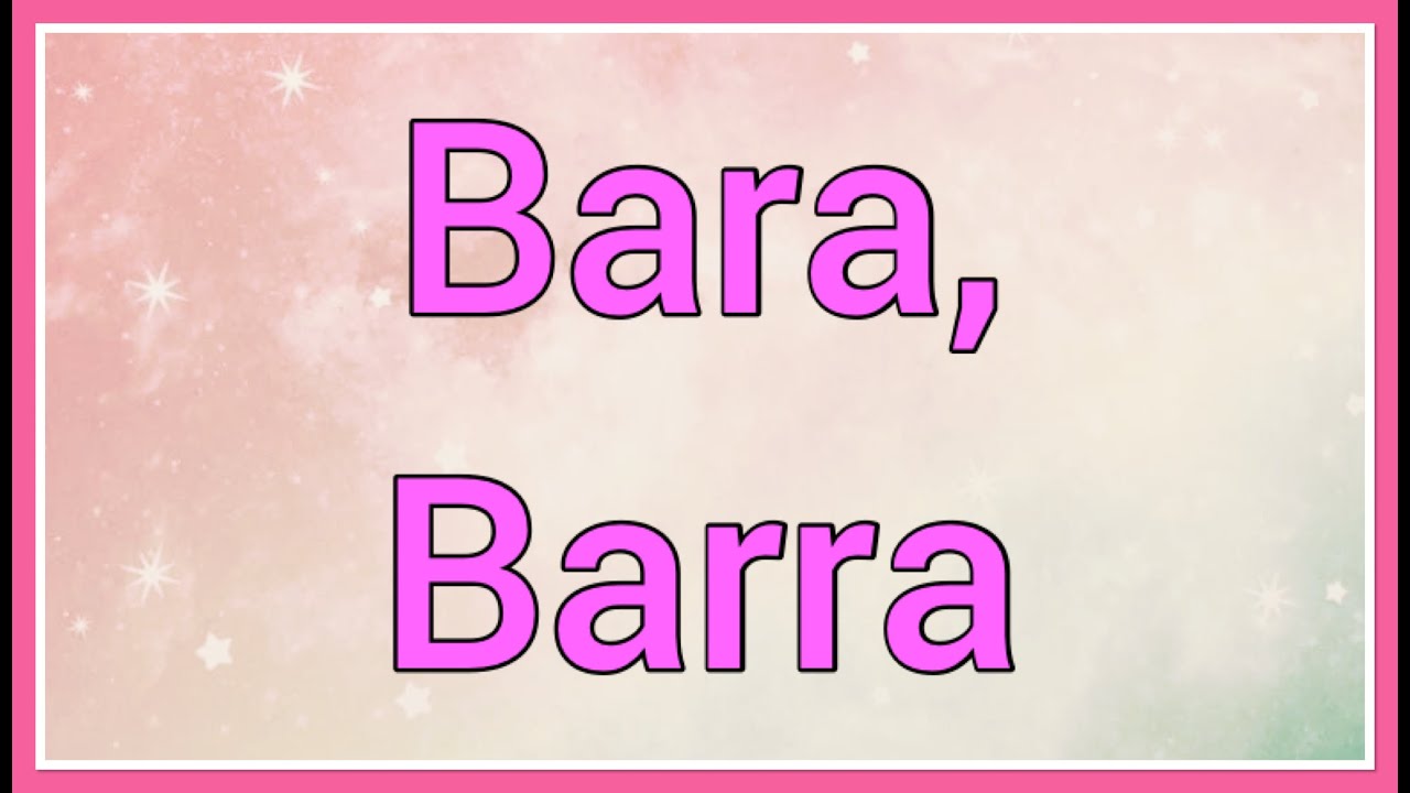 Bara, Barra | Name Origin Meaning Variations - YouTube