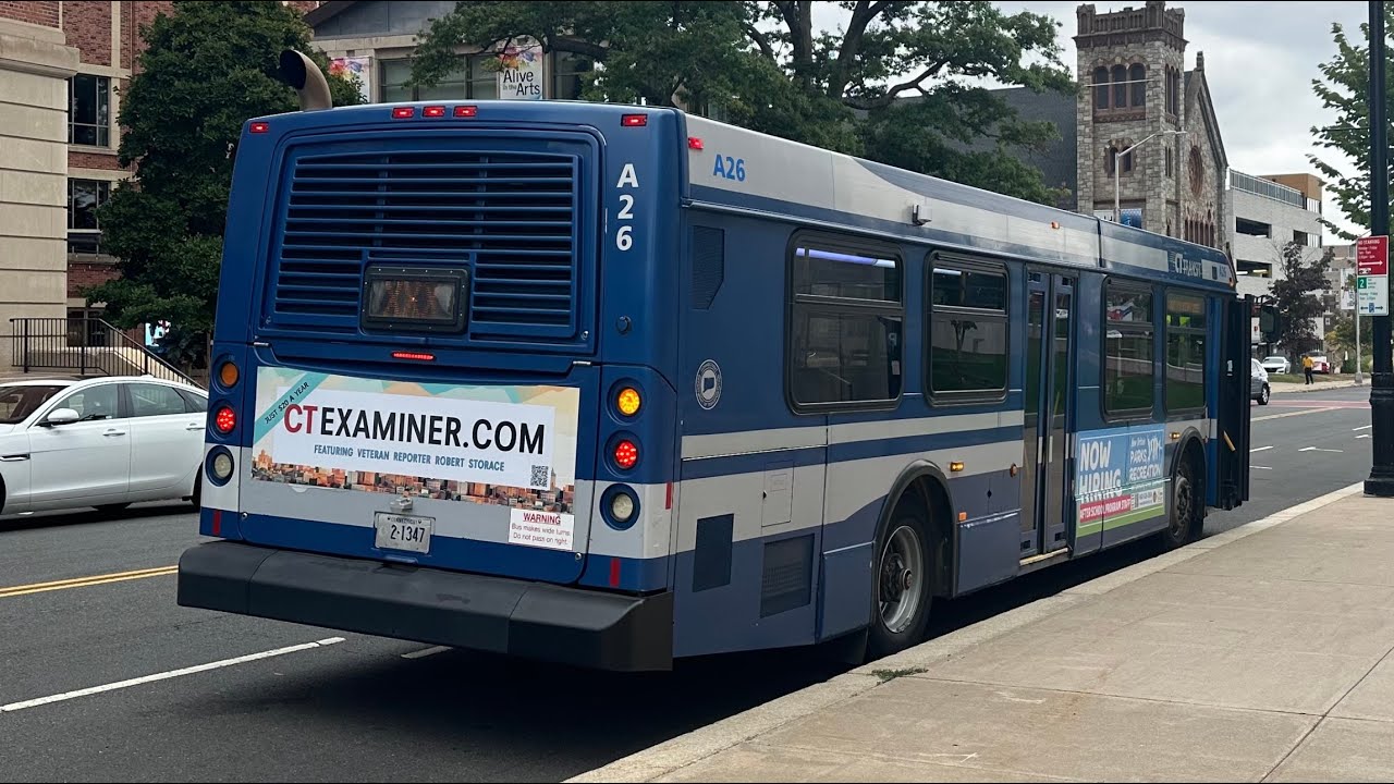 CTtransit 2010 New Flyer Industries D35LFR #26 (A26) Ride on route HNB ...