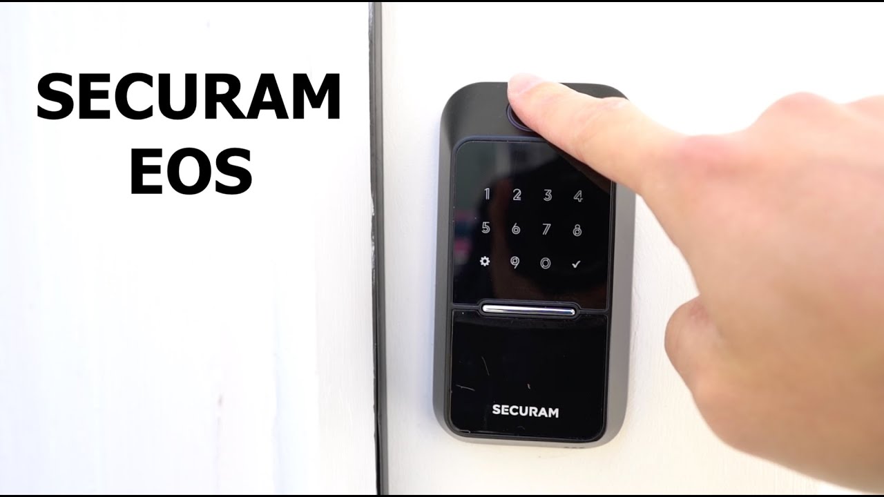 SECURAM EOS Fingerprint Smart Lock Unboxing & Setup - YouTube