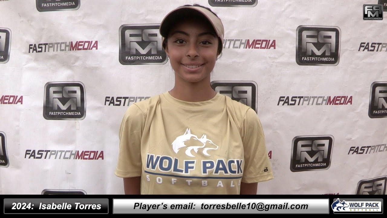 2024 Isabelle Torres 3.0 GPA - Middle Infielder Softball Skills Video ...