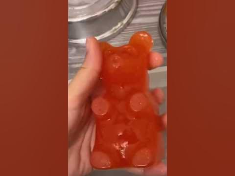 Как вырастить огромного мармеладного мишку - YouTube