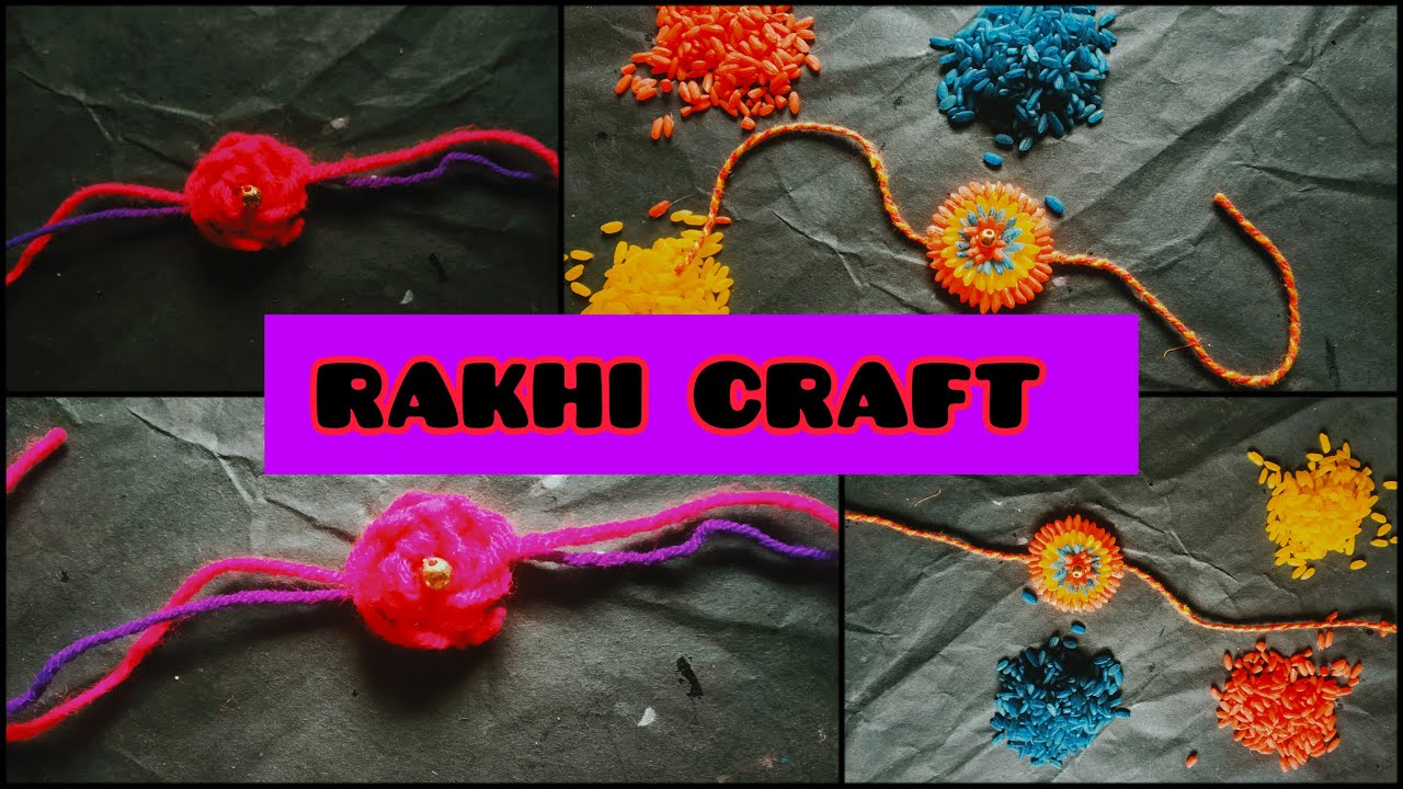 DIY Rakhi Making Ideas 👩‍ ️‍👨//Rakhi Craft Ideas//Happy Rakhsa Bandhan ...