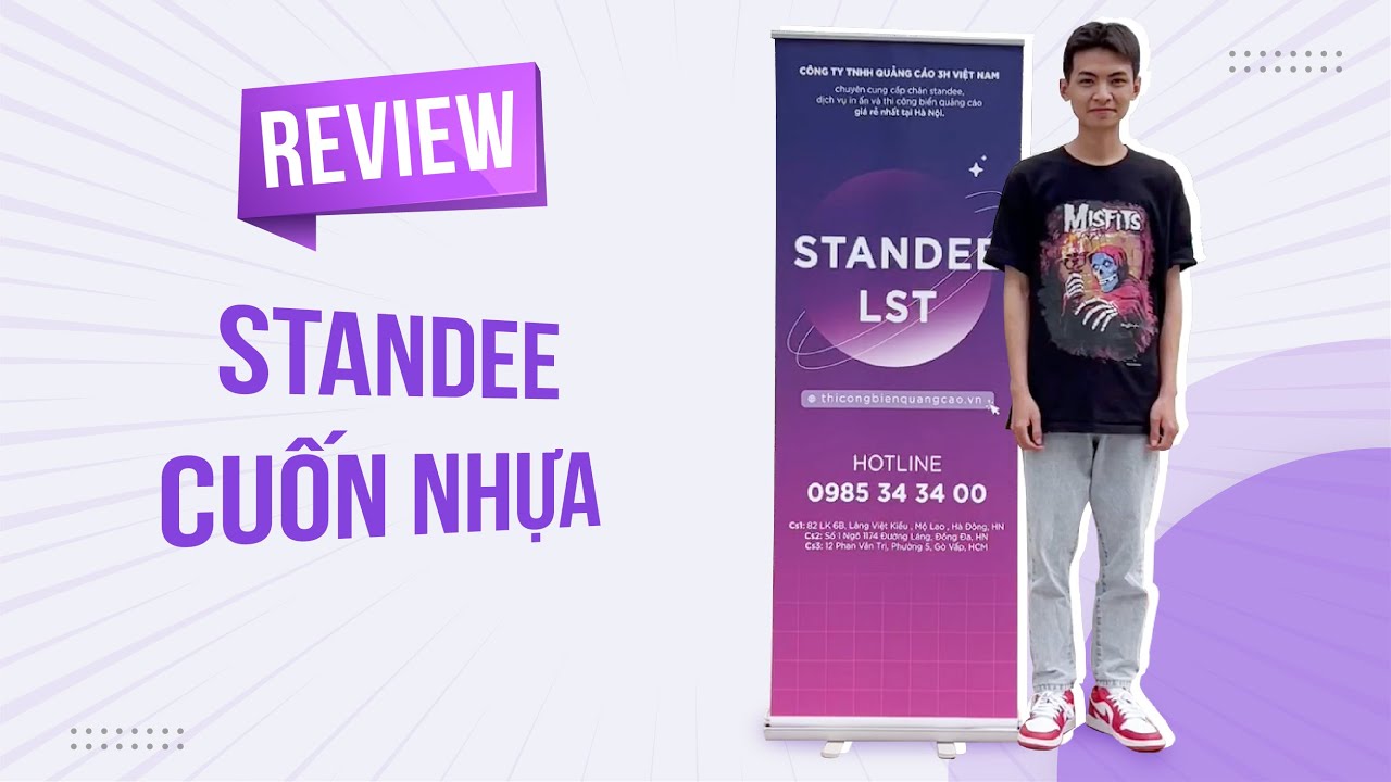Review | Standee Cuốn Nhựa | Standee Cuốn | LST - YouTube