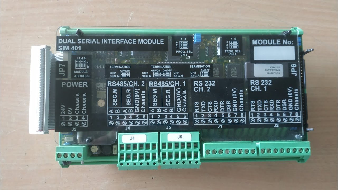 SIM 401 DUAL SERIAL INTERFACE MODULE | Super-Tech Marine Services - YouTube