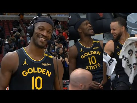 Jimmy Butler Warriors Having Fun With Stephen Curry | Golden State ...