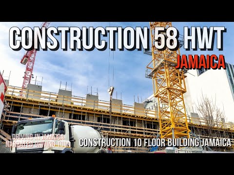 Construction 10 Floor Building 58 HWT Jamaica - YouTube