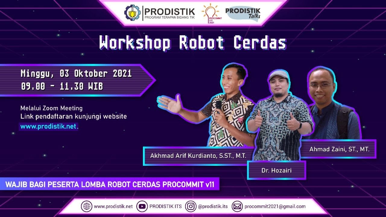 WORKSHOP ROBOT CERDAS - YouTube