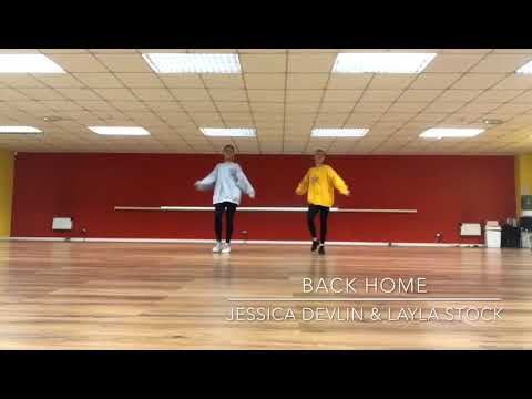 Back Home- Line Dance by Jessica Devlin and Layla Stock - YouTube