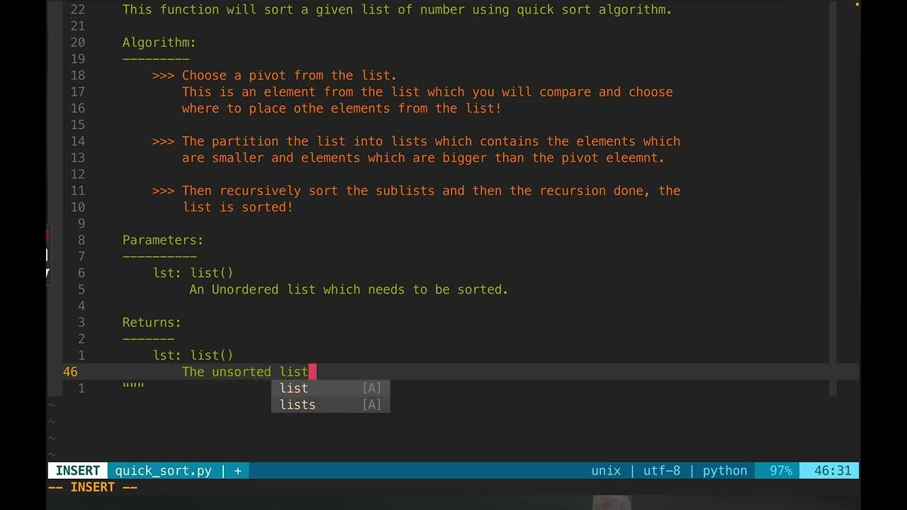 quick sort algorithm - YouTube