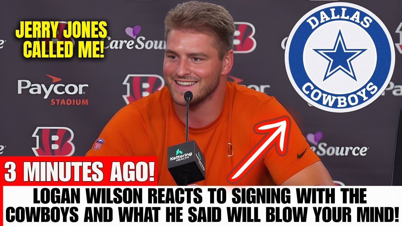 🚨YOU WON'T BELIEVE WHAT LOGAN WILSON SAID ABOUT SIGNING WITH THE ...