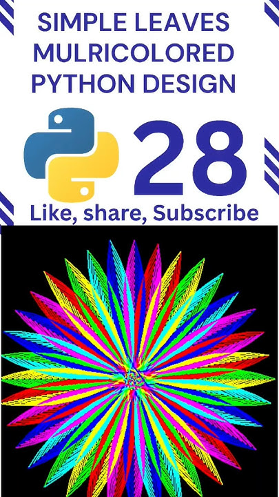 How to Make Design in Python|| Python Program for beginners - YouTube