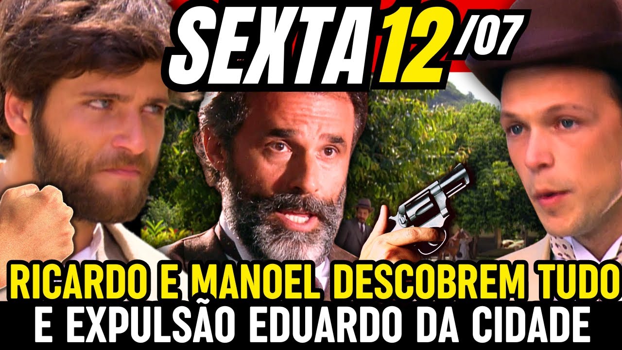 Sinha Moça Capitulo De Hoje 12 07 Sexta Sinhá Moça Resumo Do Dia 12 07