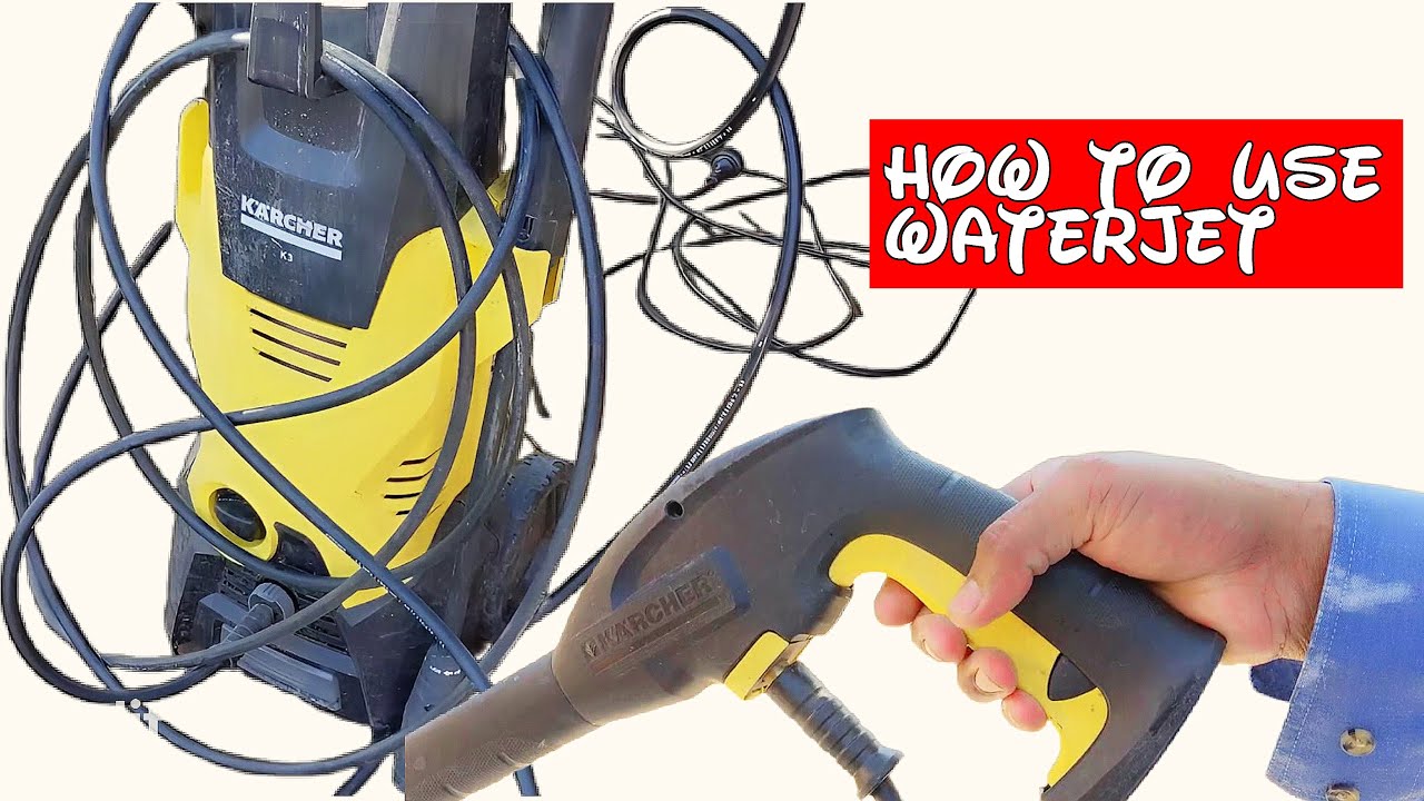 HOW TO USE WATER JET PRESSURE | HOW TO USE PRESSURE WATER - YouTube