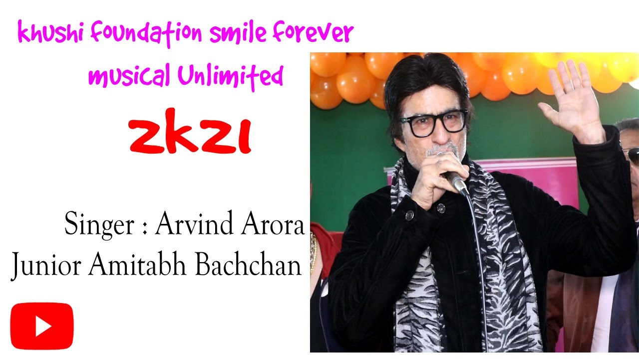Singer : Amitabh Bachchan ( Arvind Arora ) - YouTube