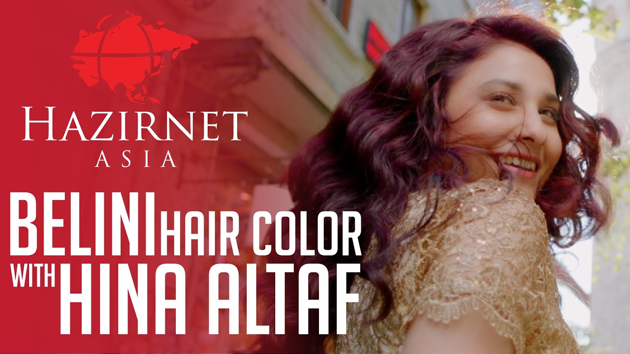 HAZIRNET ASIA | BELINI HAIR COLOR | BELINI with HINA ALTAF - YouTube
