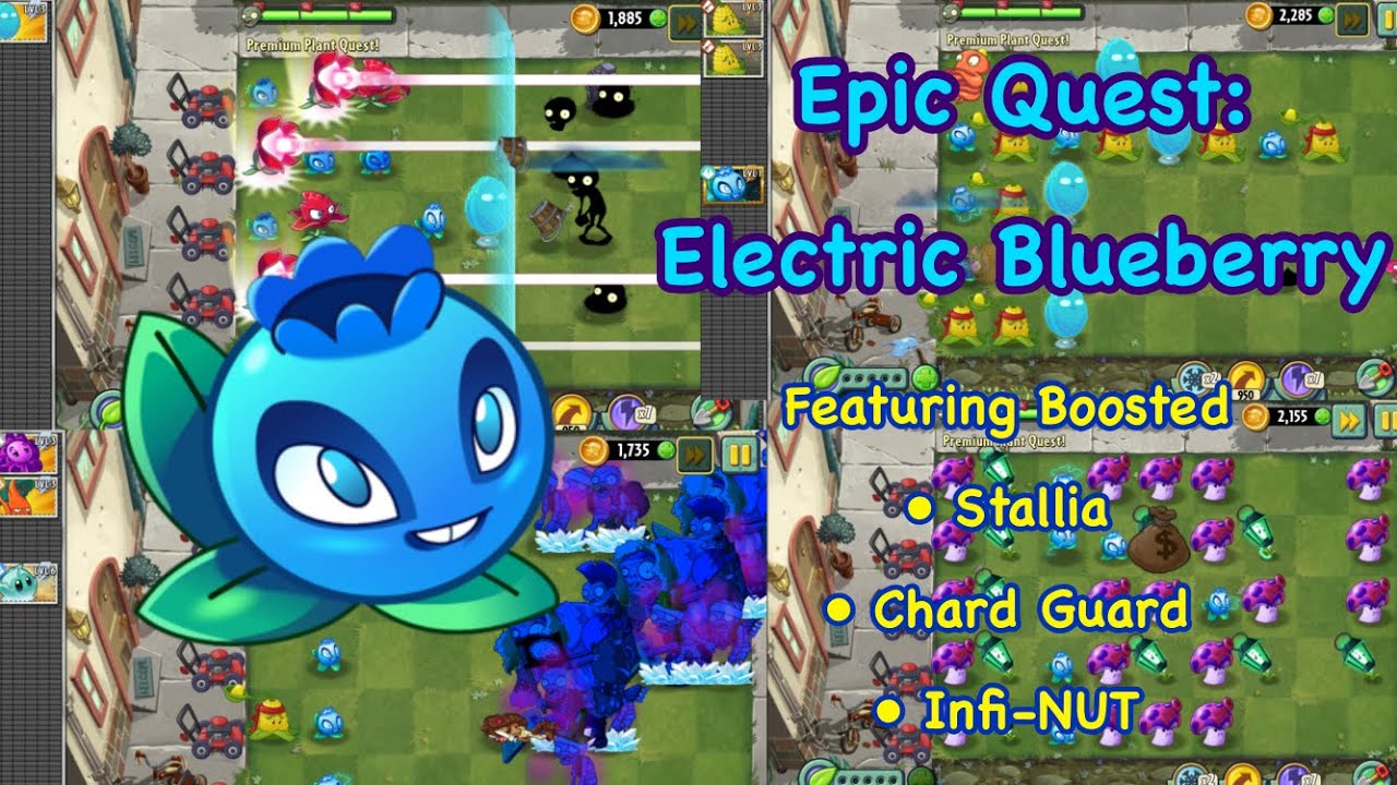 Epic Quest: Electric Blueberry — (IT’S GARBAGE!) — Plants vs Zombies 2 ...