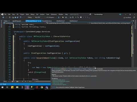 Securing ASP.NET Core Web Api using Identity and JWT | Login User API Part 3 - YouTube
