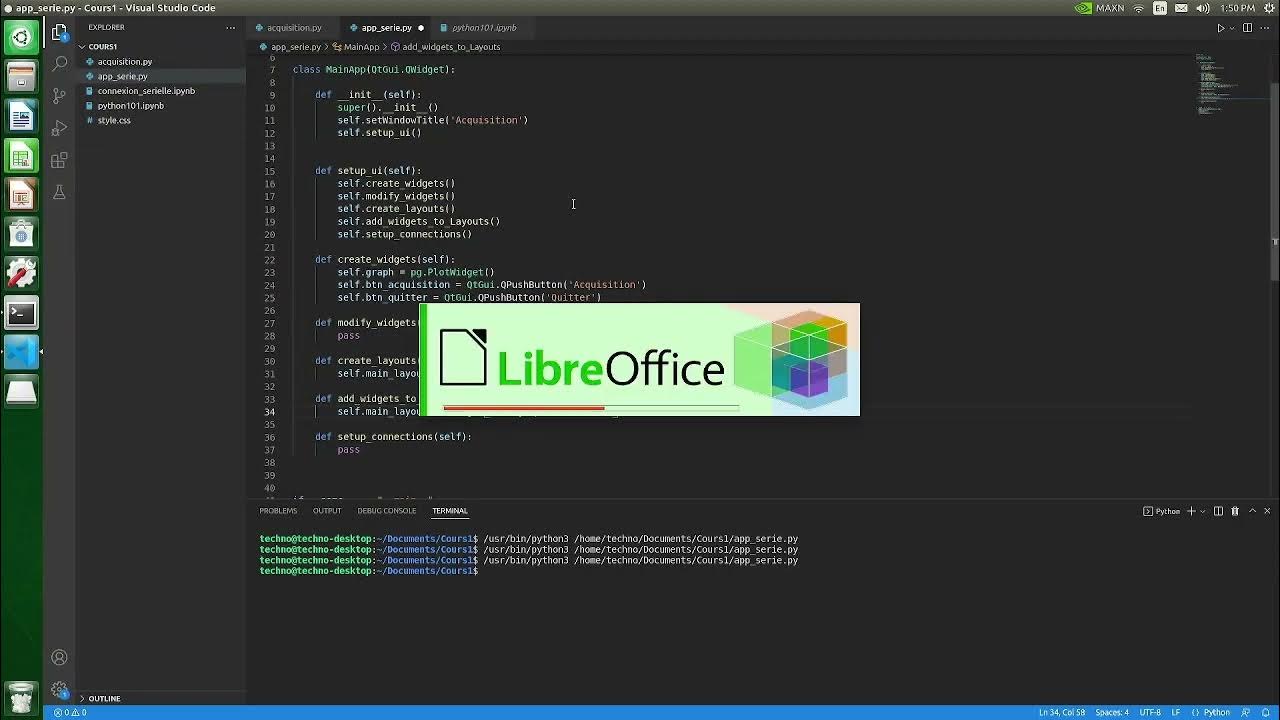 33. Interface graphique - PyQt4 - Partie2 - YouTube