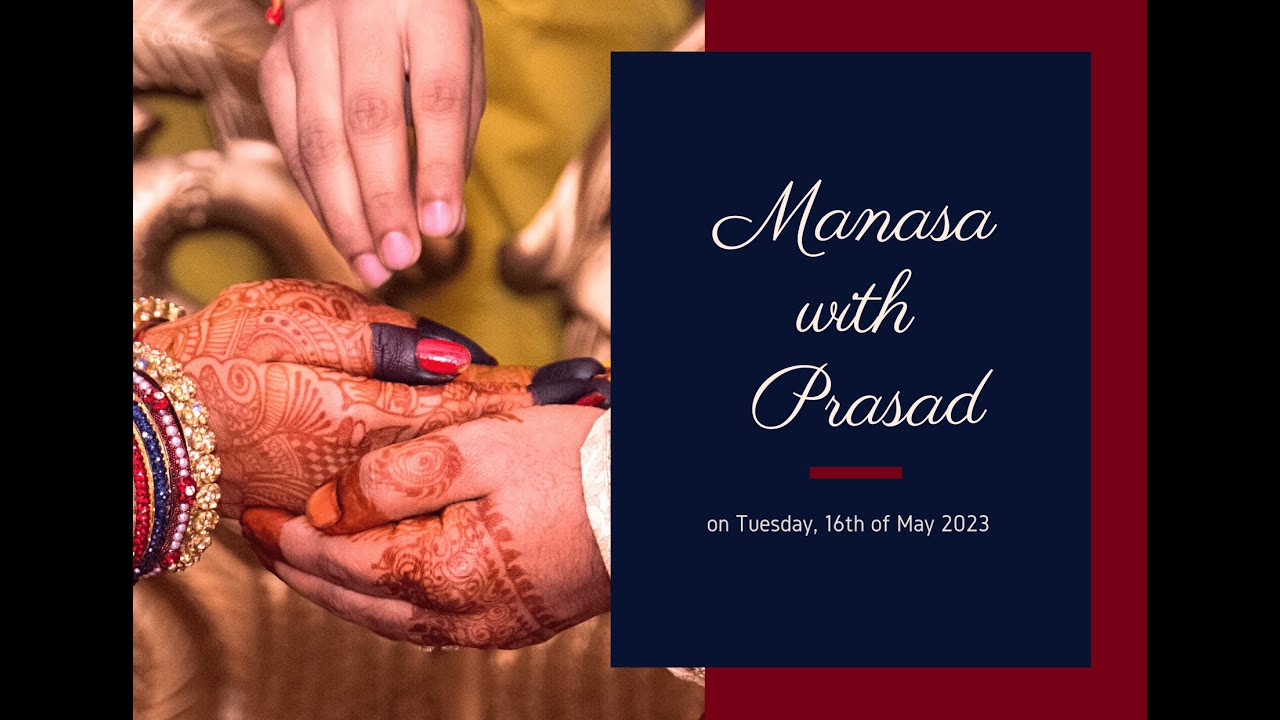 manasa weds prasad - YouTube