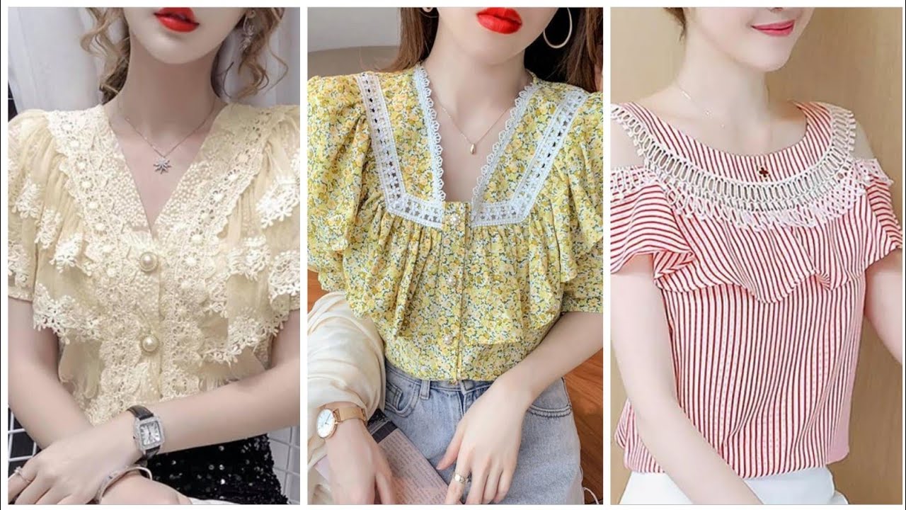 Most Selling and decent strips print cotton casual wear designer women ...