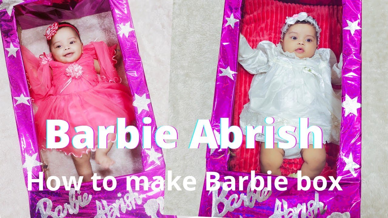 DIY | how to make a life size Barbie box | photobooth | photoshoot at ...
