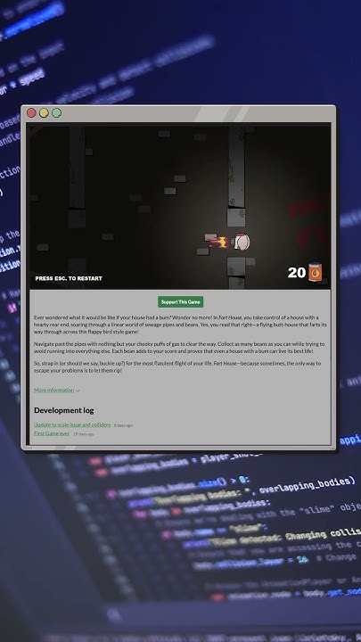 My first game isn’t perfect, but it’s DONE! 💻 Don’t aim for perfection—just start. #godot # ...