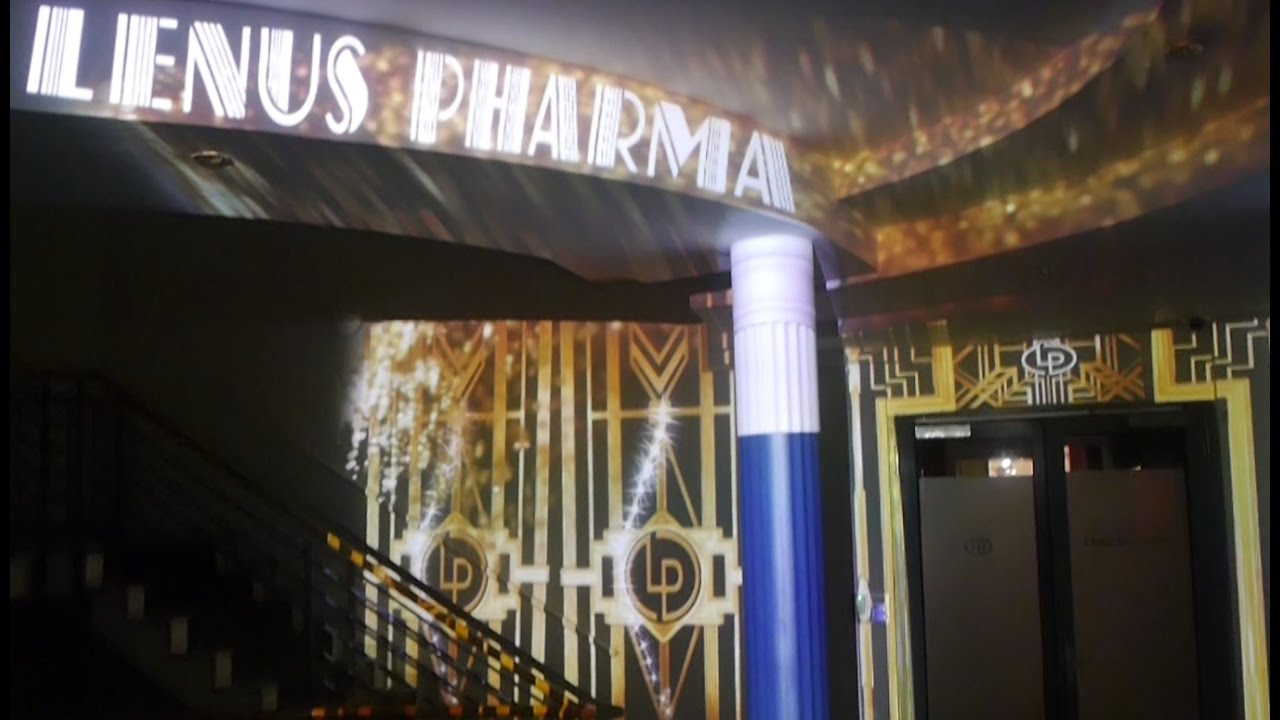 10 Years Lenus Pharma - Projectiondesign -Videomapping- Panoramavideo - YouTube