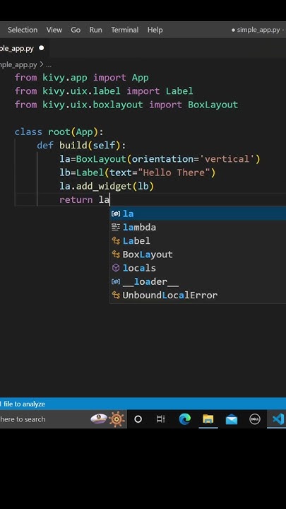 Create app using python kivy - YouTube