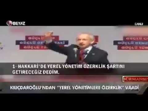 Kılıçdaroğlu özerklik getirecekmiş