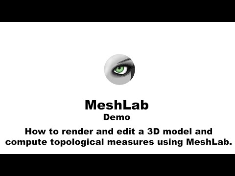 How to Use MeshLab - YouTube
