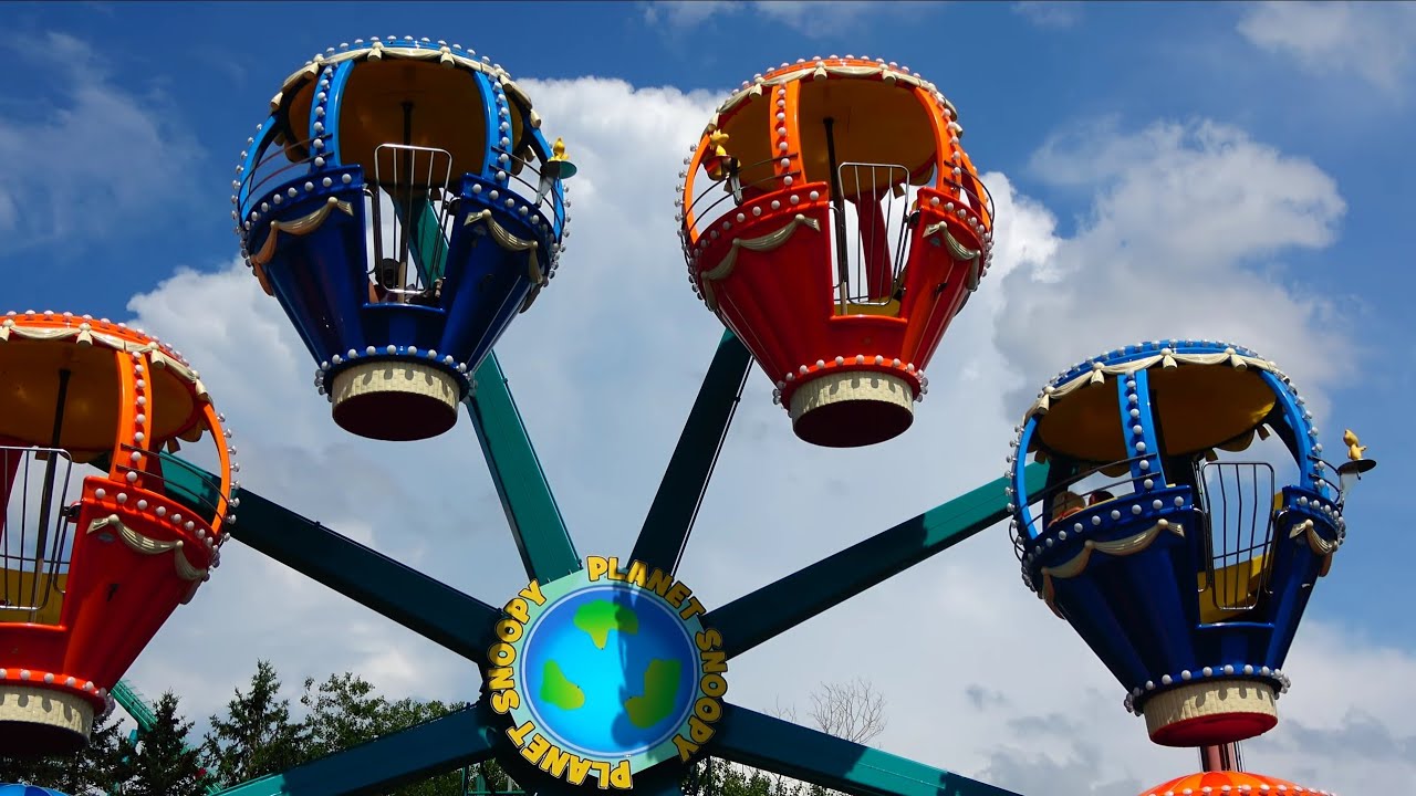 Snoopy's Revolution Ferris Wheel Kiddie Ride Kidsville Planet Snoopy ...