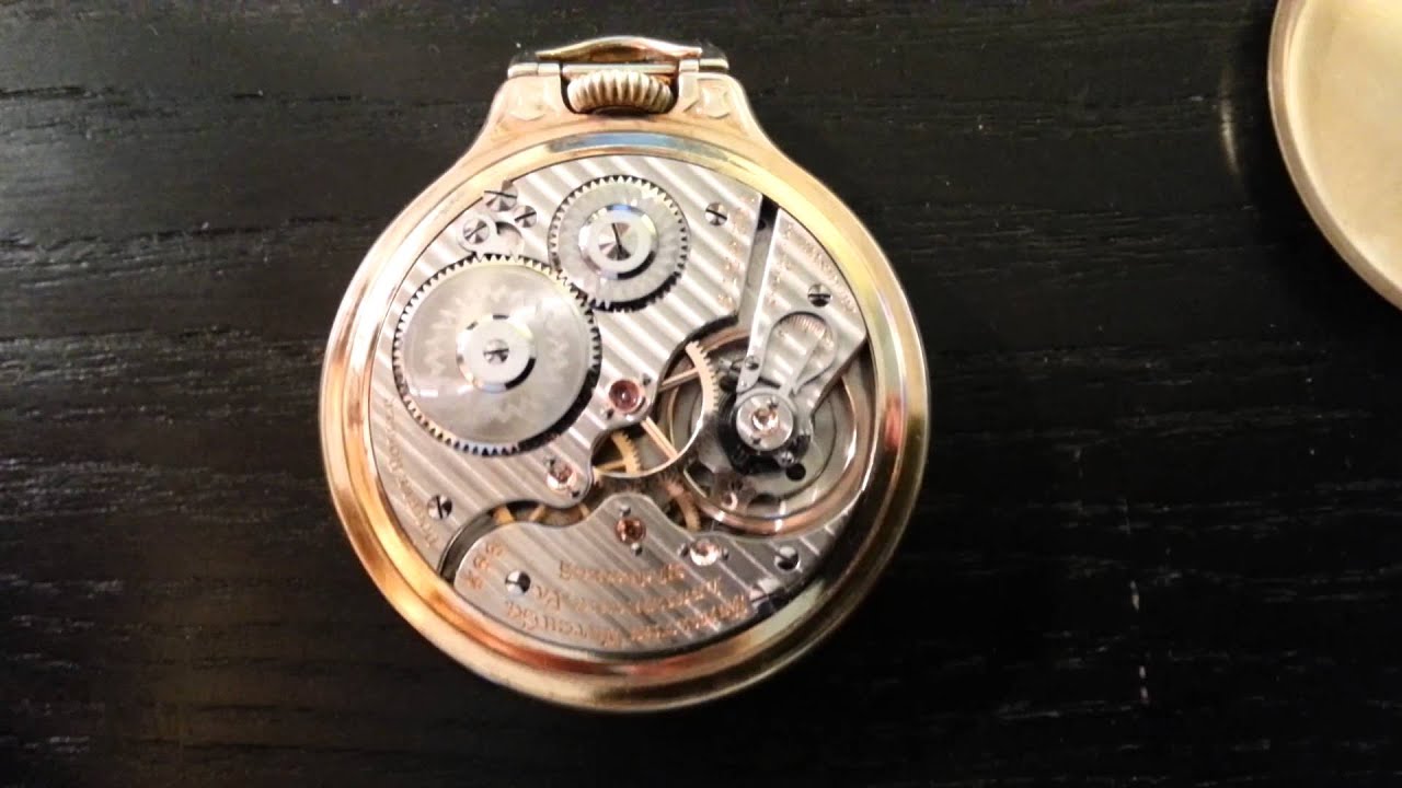 Hamilton 21-Jewel, 992 16-Size Bar Over Crown Railroad Pocket Watch ...