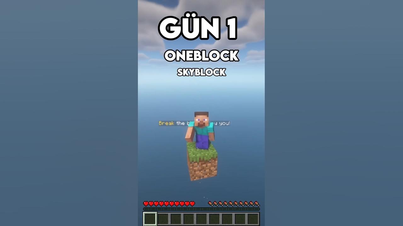 One block skyblock | Gün 1 - YouTube