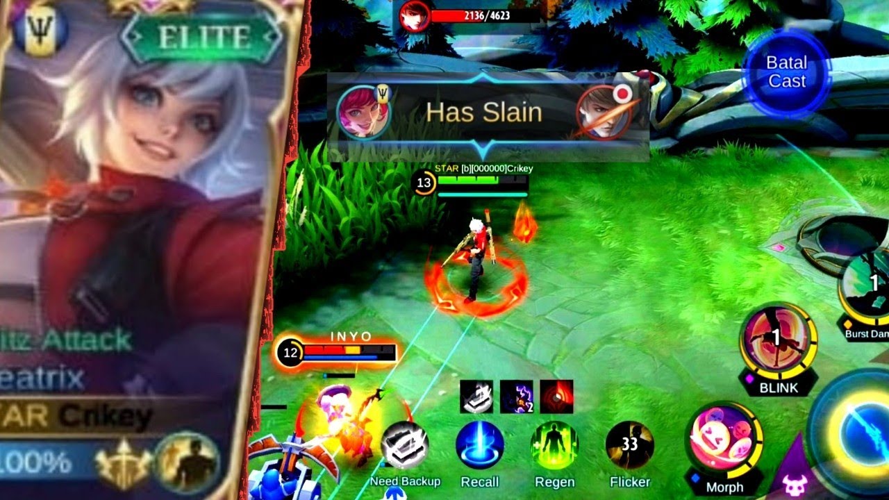 REVIEW SKIN BEATRIX BLITZ ATTACK-MOBILE LEGEND INDONESIA - YouTube