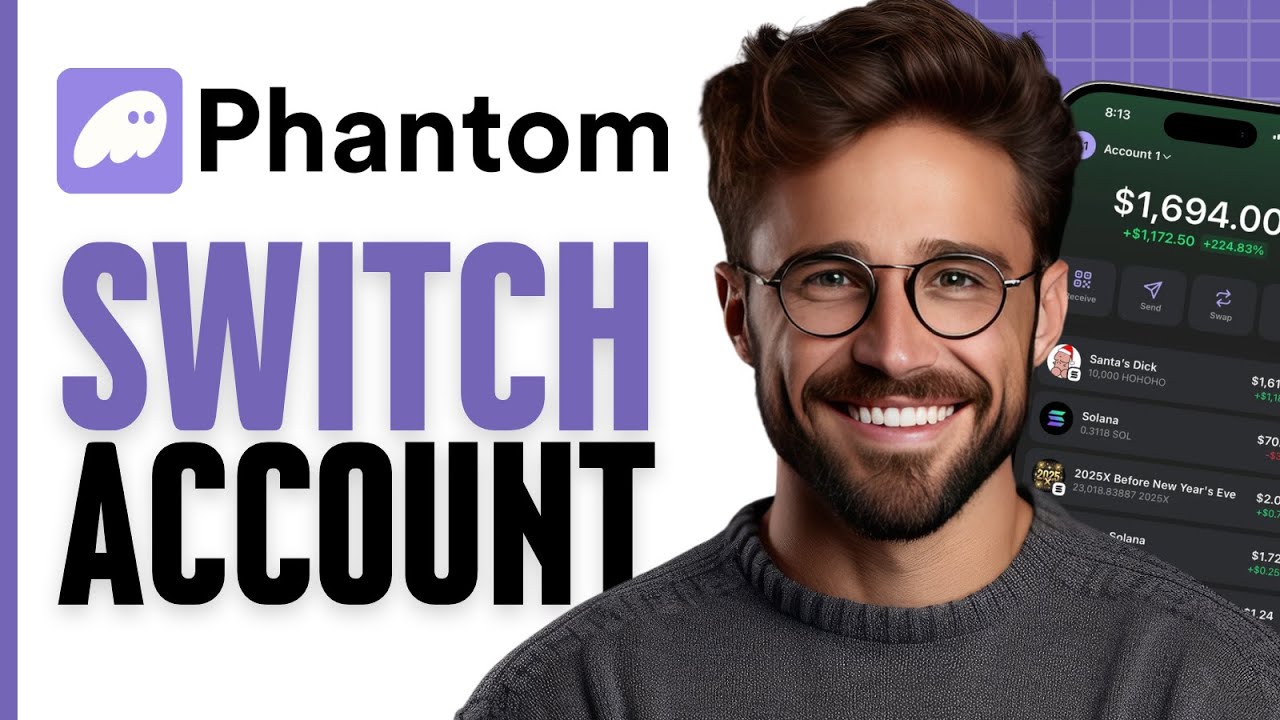 How to Switch Account in Phantom Wallet - YouTube